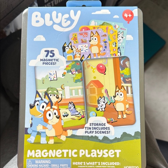 Bluey | Toys | Magnetic Bluey Playset With 75 Pieces | Poshmark